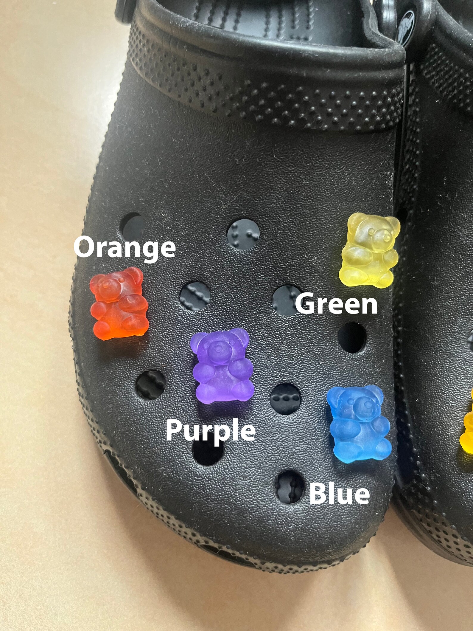 Colorfull Gummy Bear Charms for Croc - Etsy