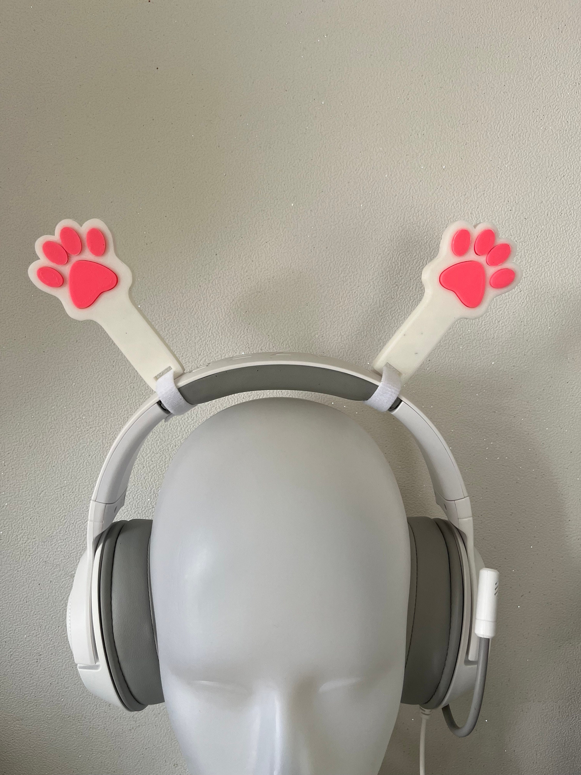 Kitten Paw Cute Paw for Headphones / Headset for Streaming - Etsy