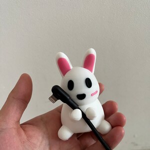 Cute Kawaii Bunny Cable Holder, 3D Printed - Etsy