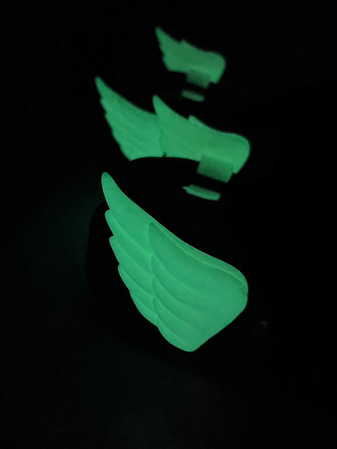 Glow in the Dark Big Double Wings for Croc, Real Wings Like - Etsy