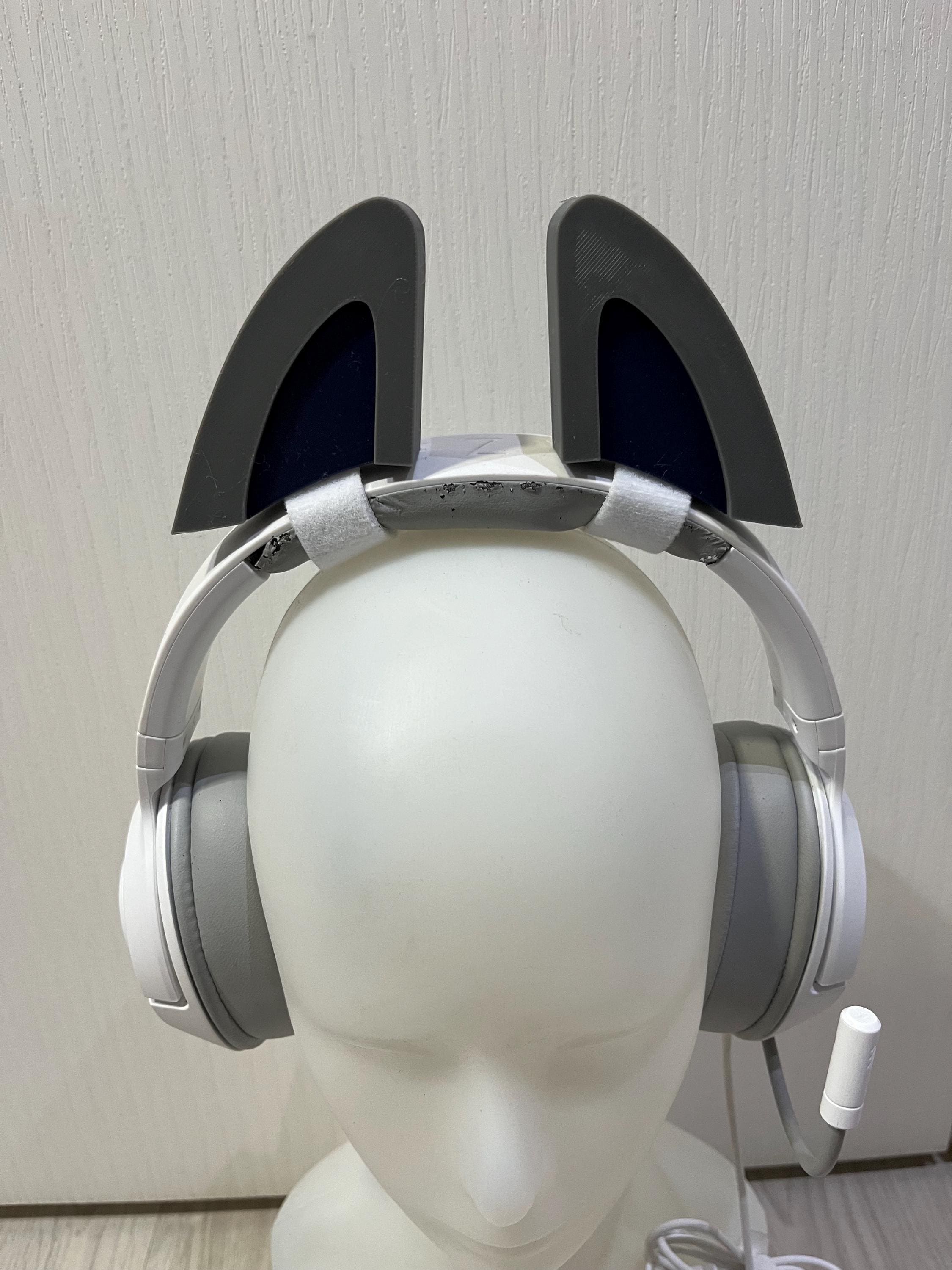 Wolf Kawaii Ears for Headphones / Headset for Streaming Anime Cosplay ...