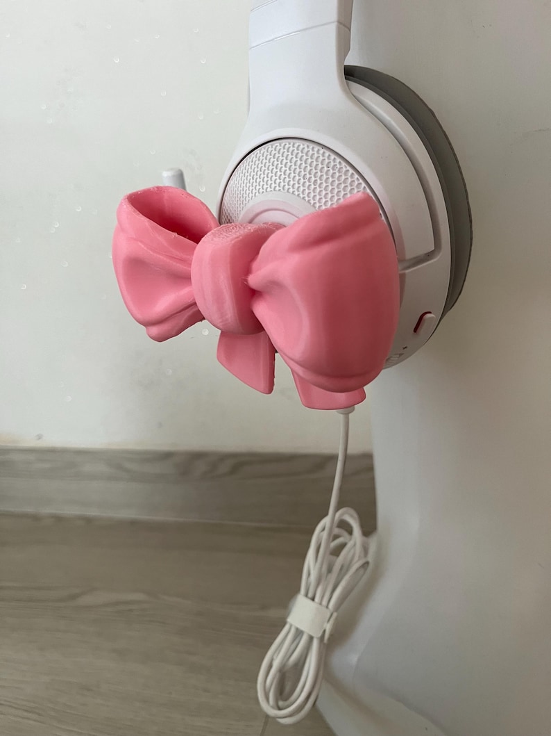 Pair of Bows Flat Side for Headphones / Headset for Streaming Anime ...
