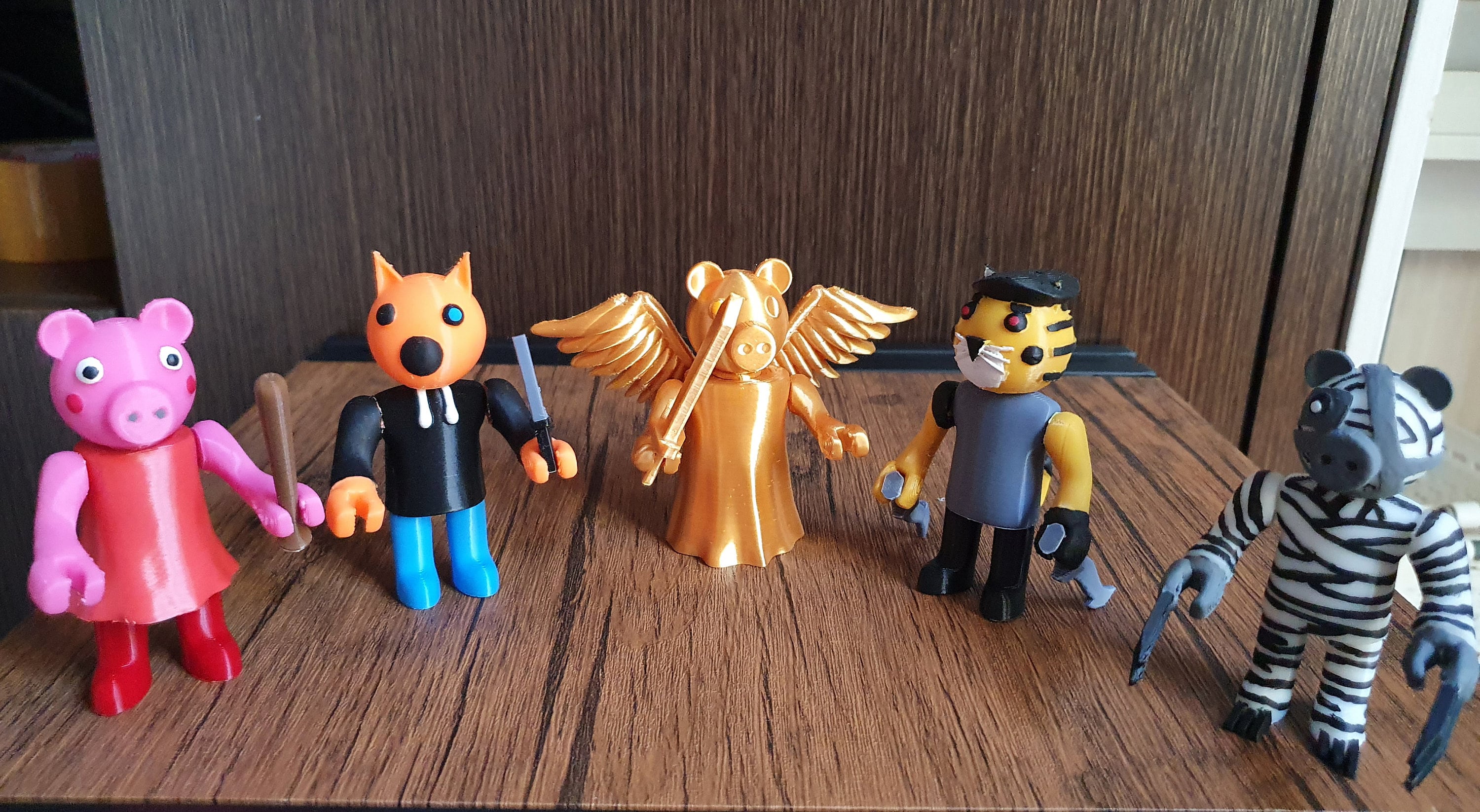 Gold Piggy, Penny, Foxy, Tigry Uniform, Kamosi Fullbody Figures - Etsy