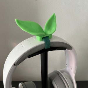Small Leaf / Sprout for Headphones / Headset for Streaming Anime ...