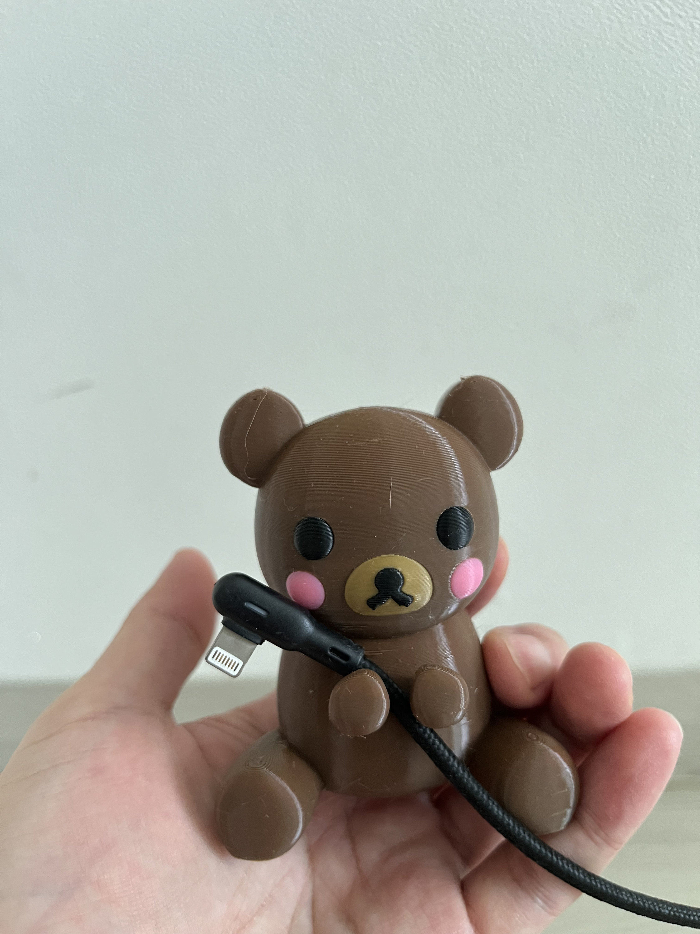 Bear Cable Holder, 3D Printed - Etsy
