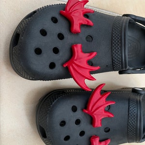 Bat Wing Lean Charm 3d Printed for Croc With Many Color Selection - Etsy