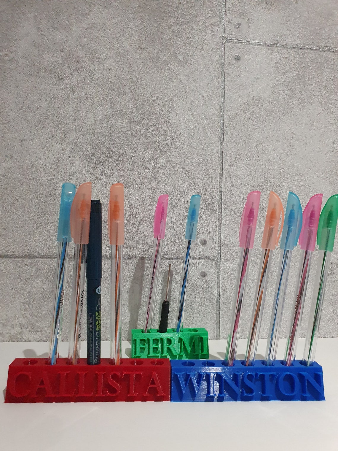 Pen Holder 3D Printed Custom Name and Personalized Name for | Etsy