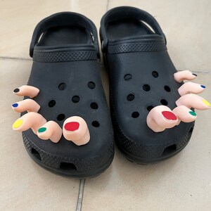 Bend Toes Charm 3d Printed for Croc With Many Color Selection - Etsy