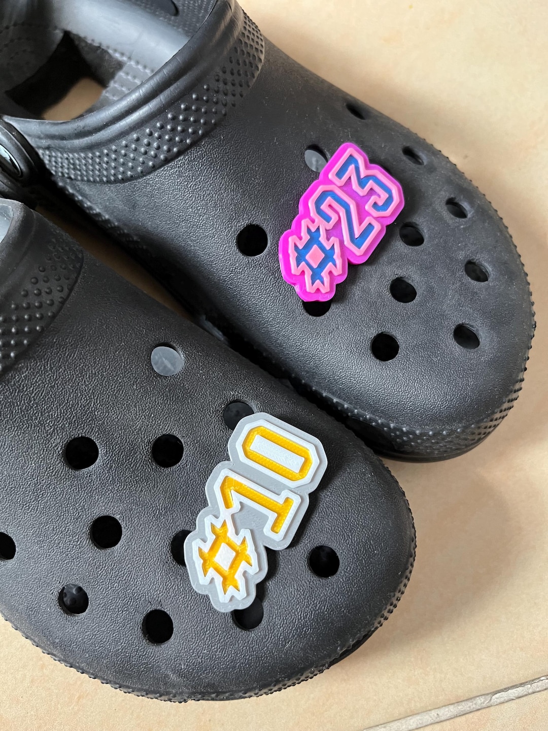 Player Number Custom Charms for Croc - Etsy