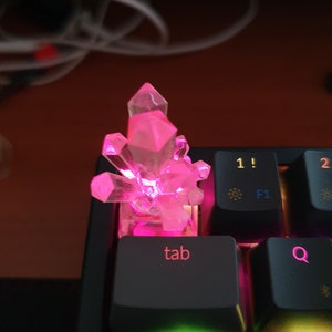 Clear Crystal Mechanical Keycaps 3D Printed - Etsy