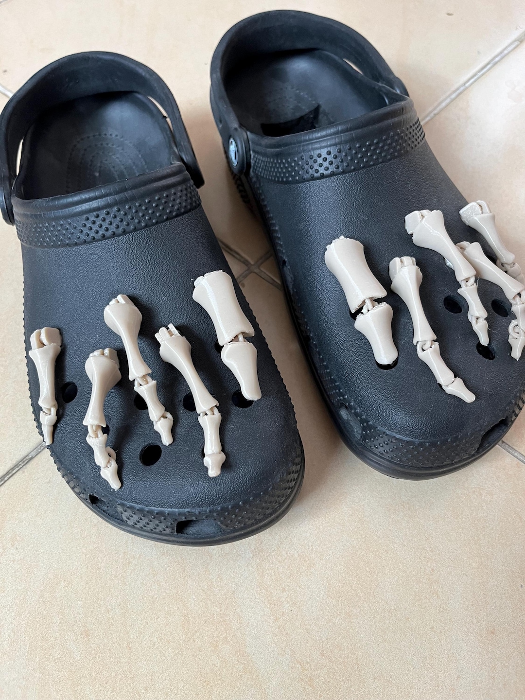 Skeleton Toes Charm 3D Prints for Croc With Many Color Selection - Etsy
