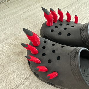 Demon Toes Charm 3d Printed for Croc - Etsy