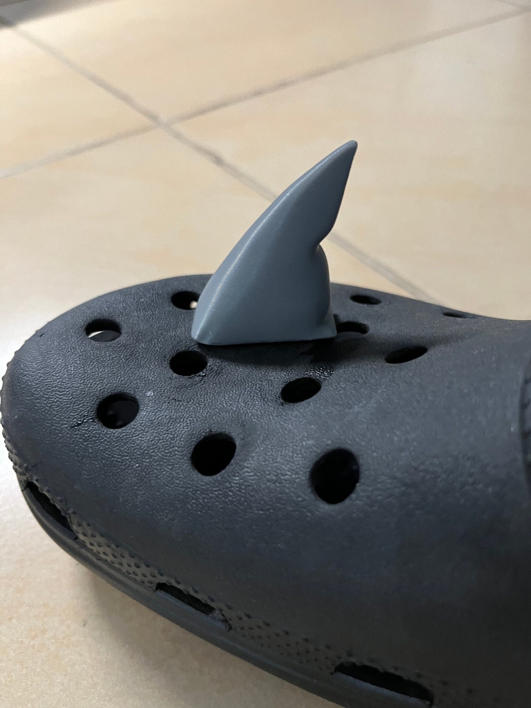 Shark Fin Charm 3d Printed for Croc - Etsy