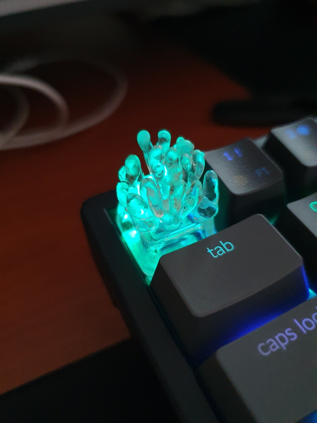 Clear Coral Mechanical Keycaps 3D Printed - Etsy