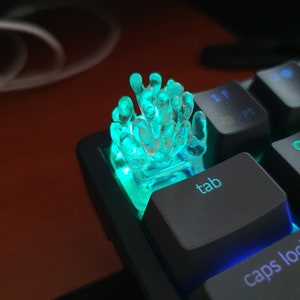 Clear Coral Mechanical Keycaps 3D Printed - Etsy