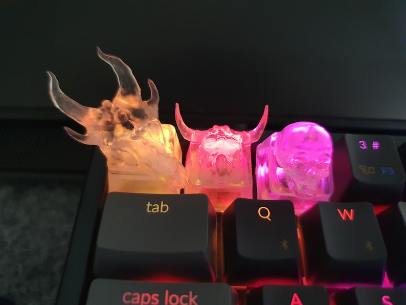 Skull Artisan Keycaps 3D Printed - Etsy