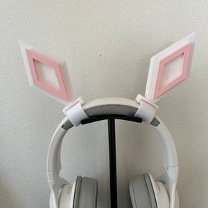 Diamond Mecha Ears Pastel Colors for Headphones / Headset for Streaming ...