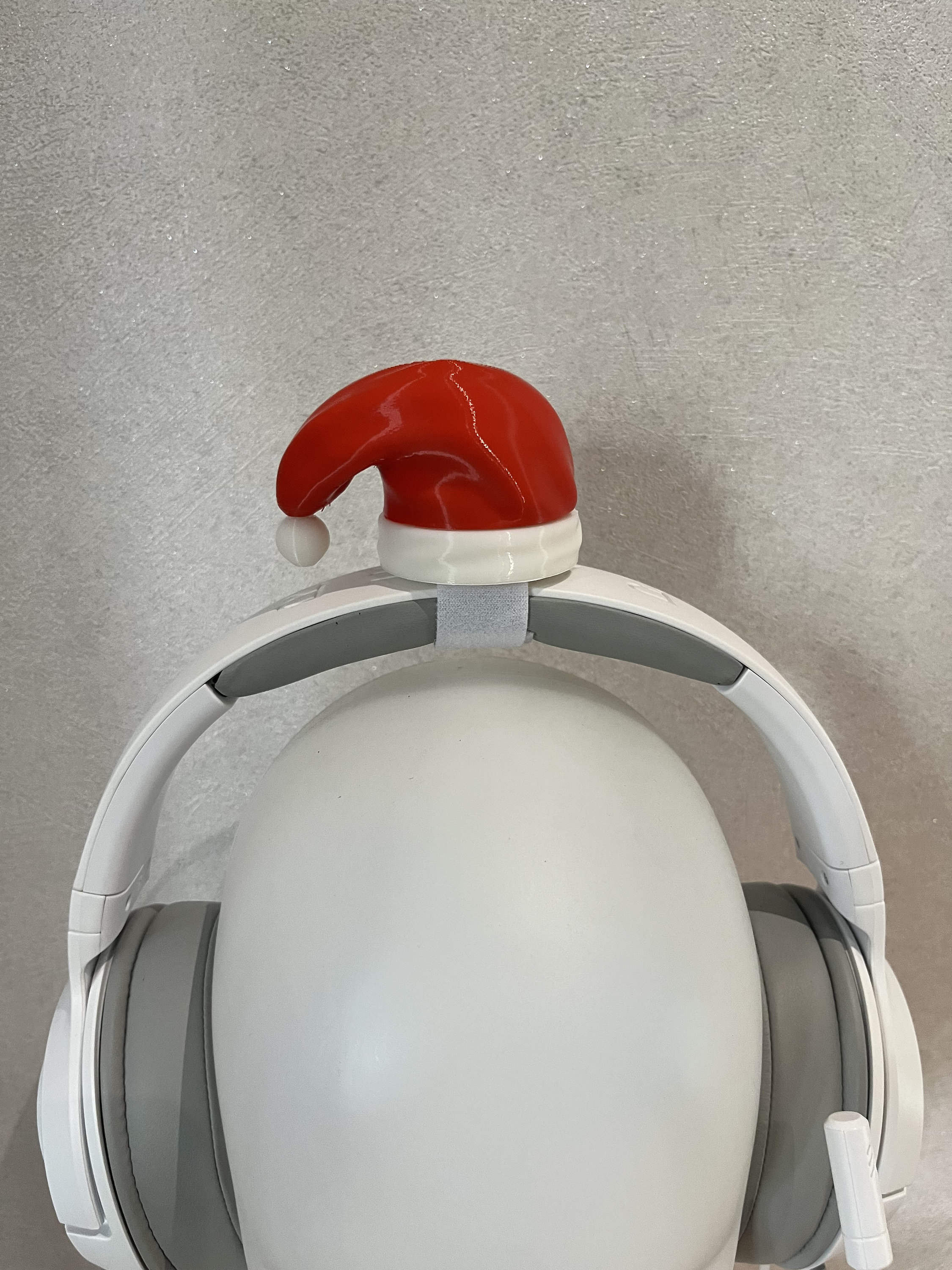 Santa Hat for Headphones / Headset for Game Fun Streaming Anime Cosplay ...