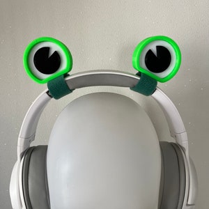 Flat Frog Eyes for Headphones / Headset for Game Fun Streaming Anime ...