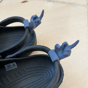 Middle Finger for Croc With Many Colors - Etsy