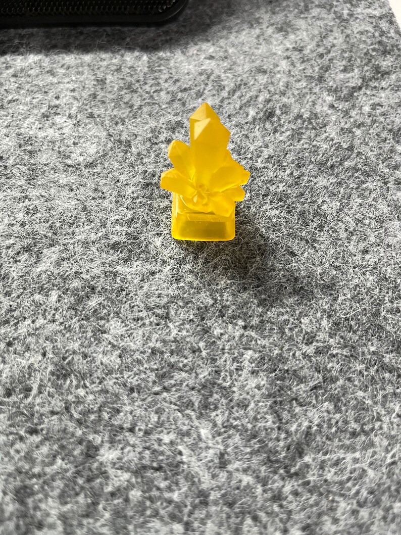 Yellow Crystal Mechanical Keycaps 3D Printed - Etsy Israel