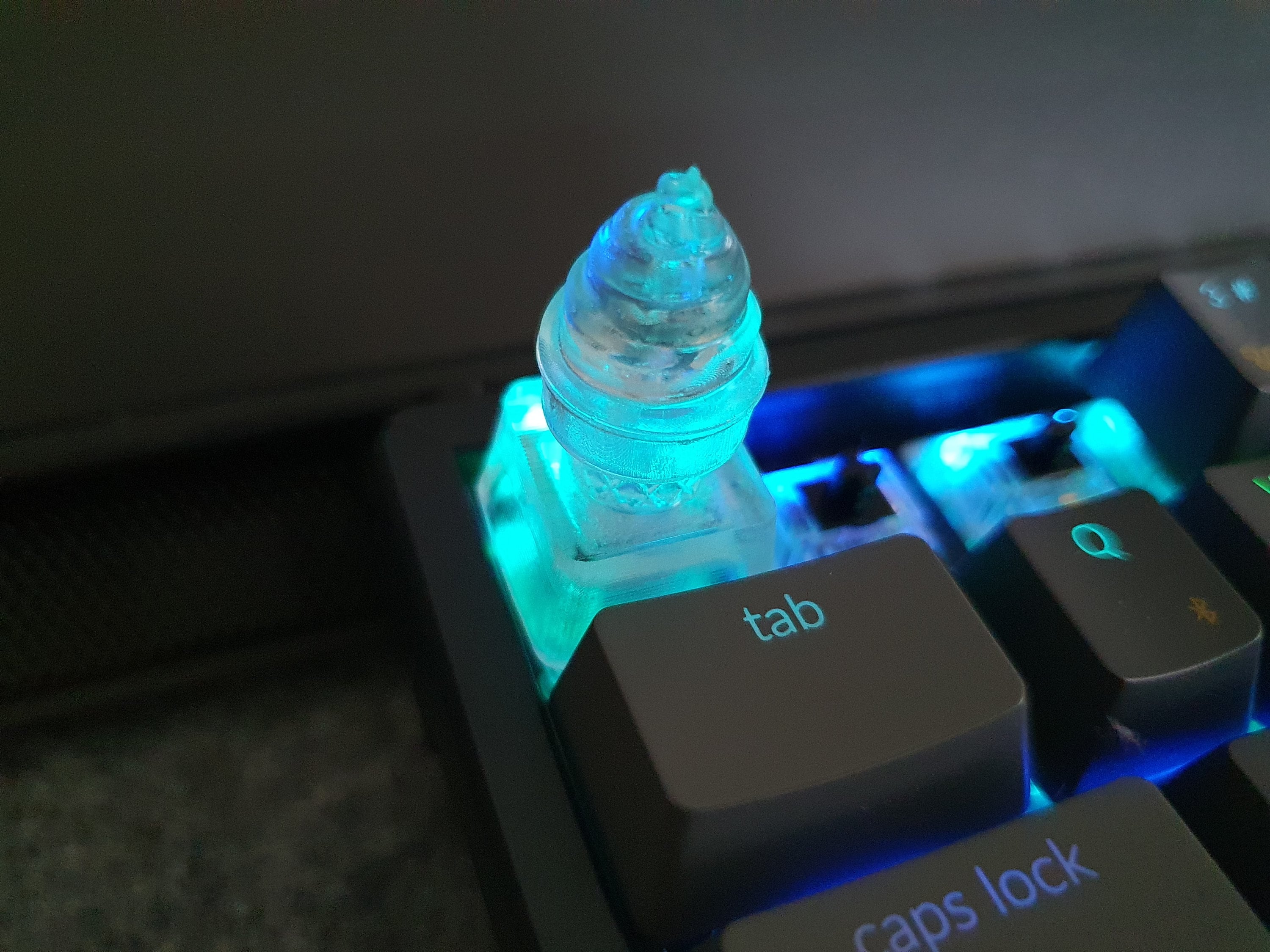 Clear Ice Cream Mechanical Keycaps 3D Printed - Etsy