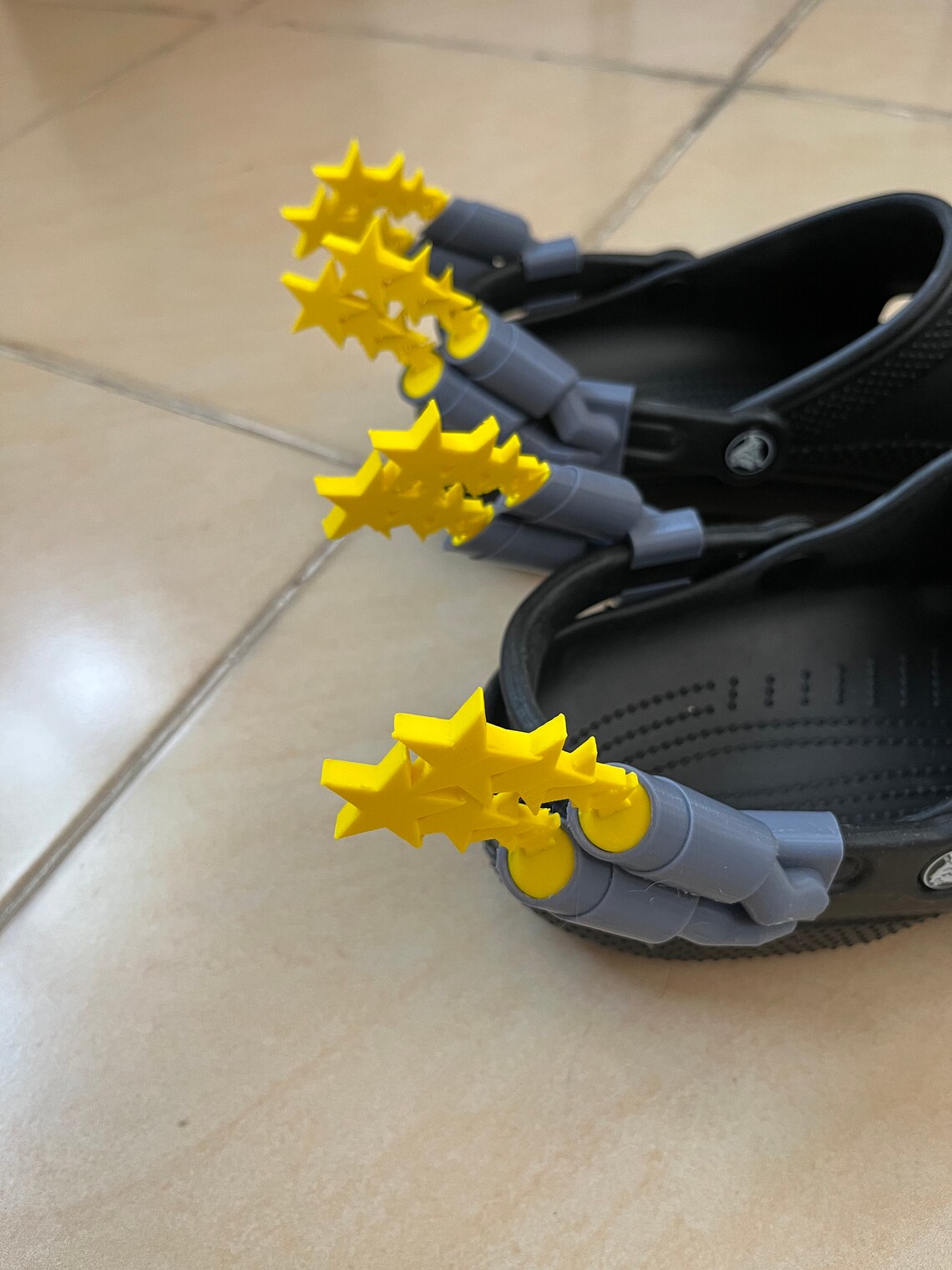 Twin Muffler Exhaust With Stars for Croc - Etsy
