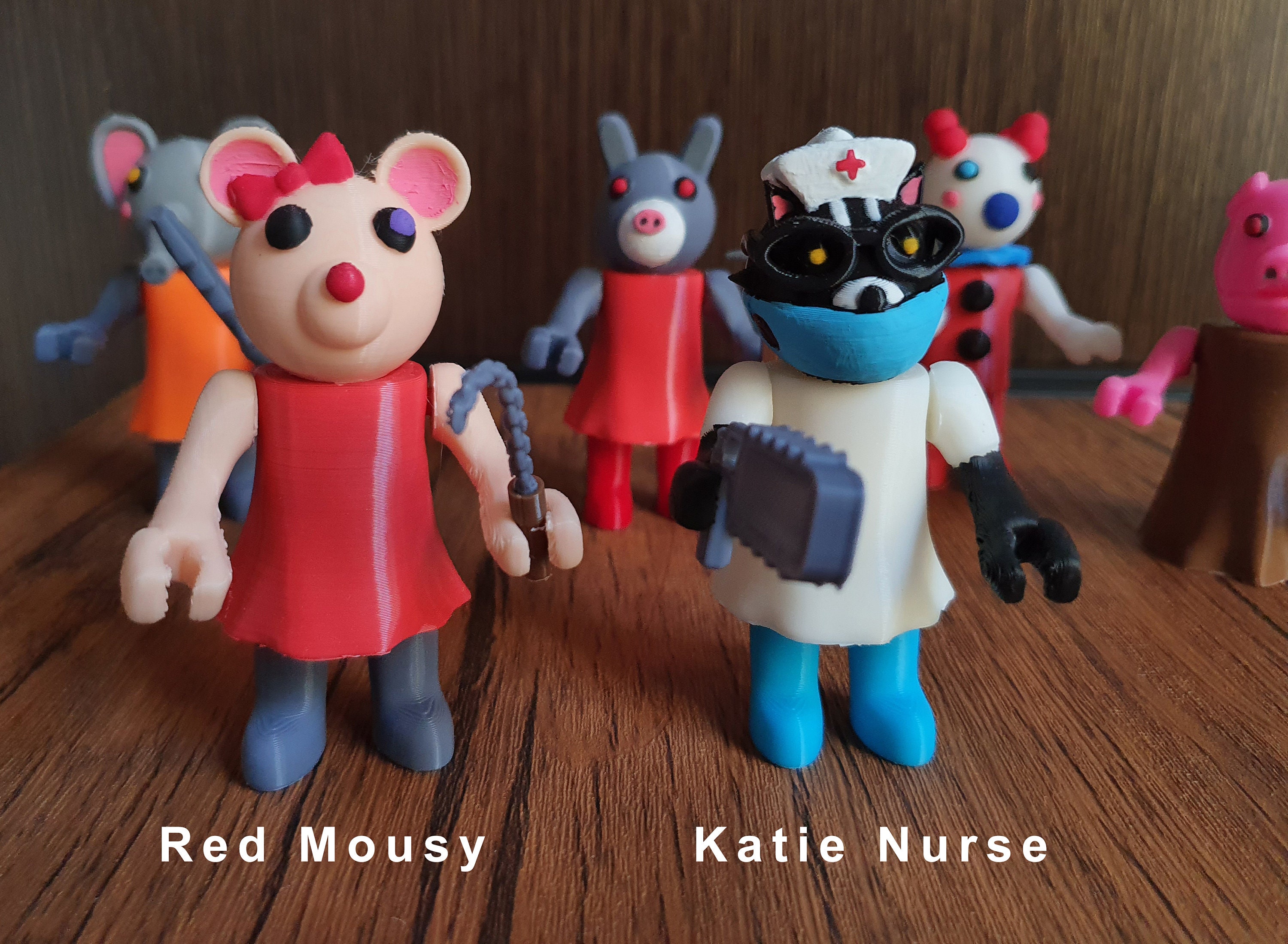 Gurty Red Clowney Daisy Elly Katie Nurse Red Mousy - Etsy