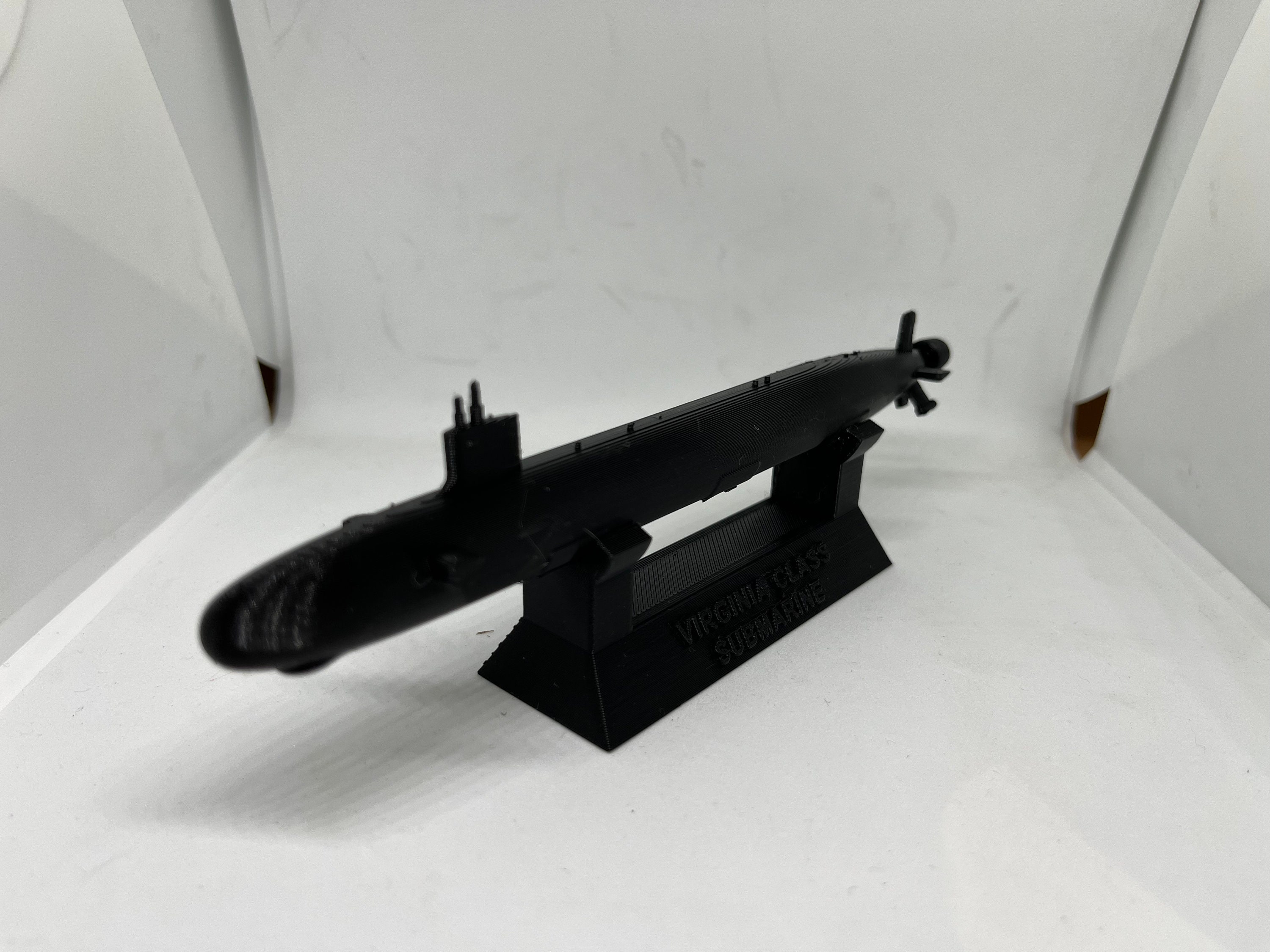 Virginia-class Submarine Scale 750 United States Navy 3D - Etsy