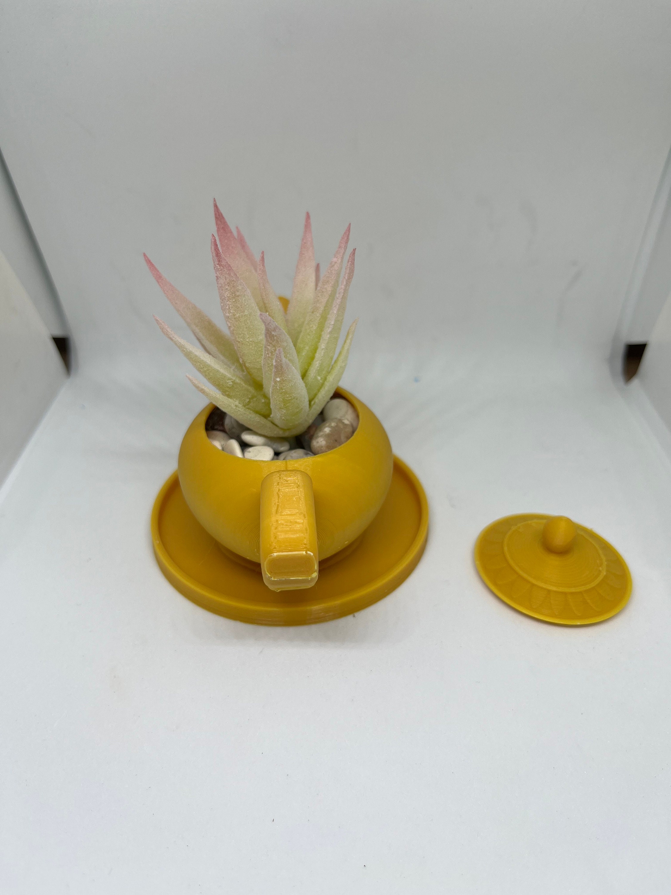 Genie Lamp Pot Planter for Office Desk Decor - Etsy