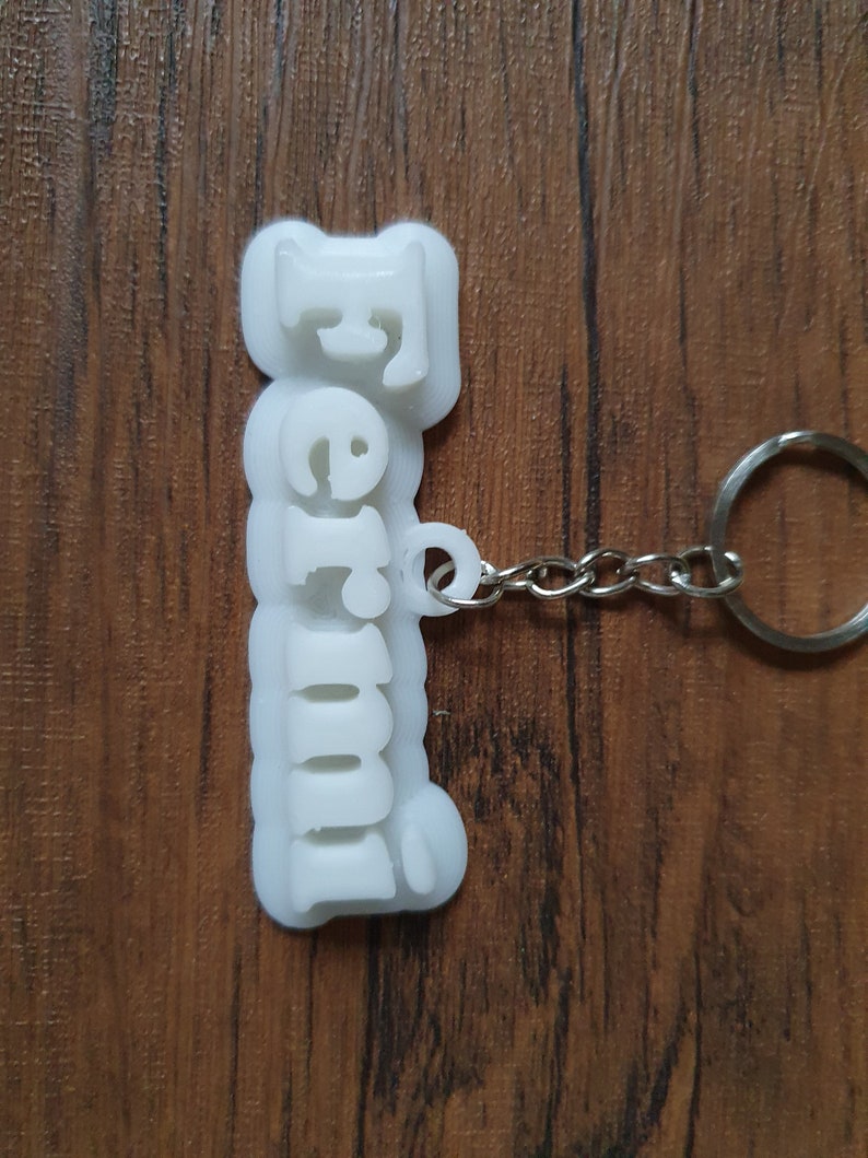 Unique Personalized Keyring Style 2 3D Printed Custom Name - Etsy