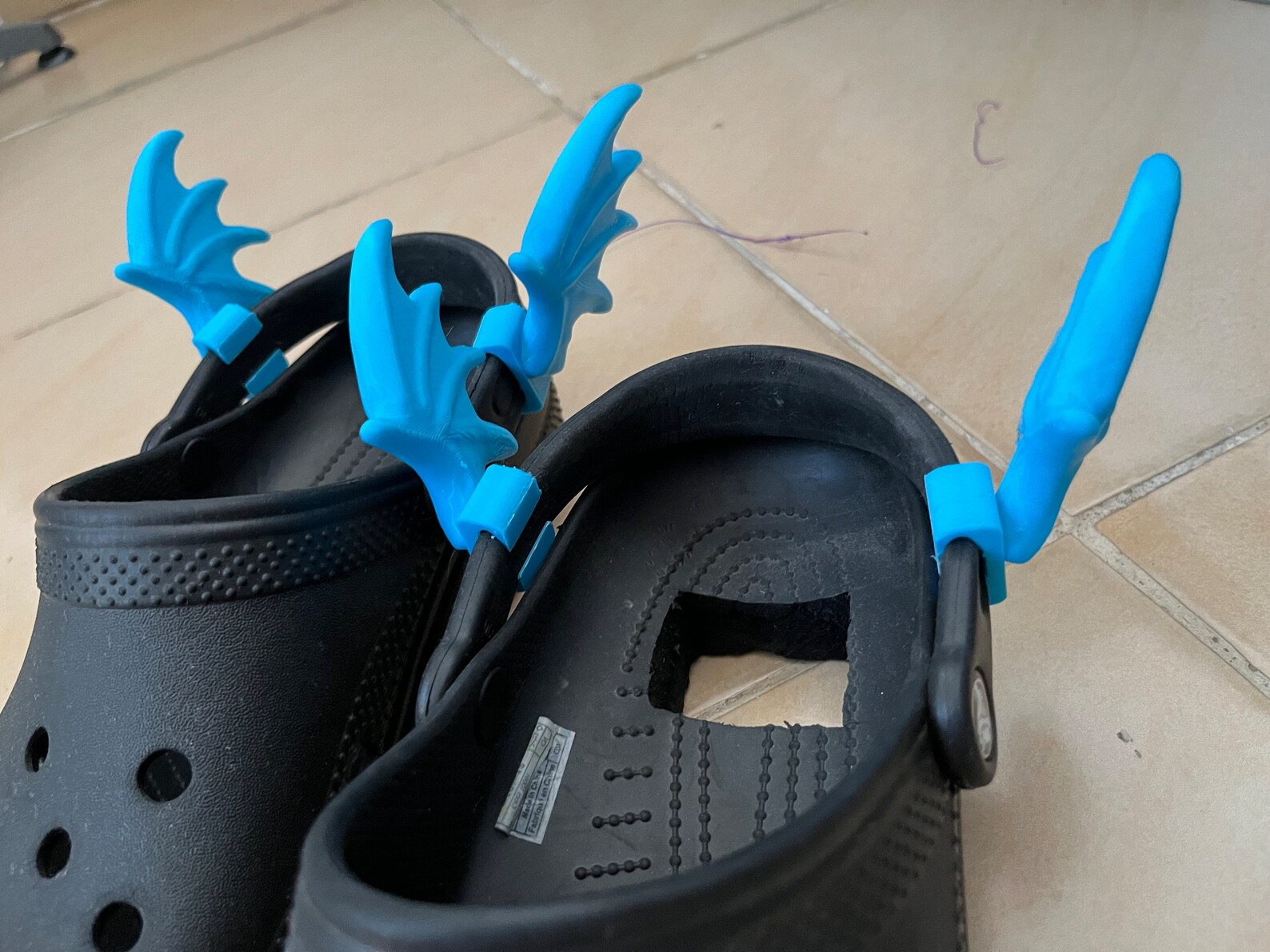 Bat Wing for Croc With Many Color Selection 3d Printed - Etsy