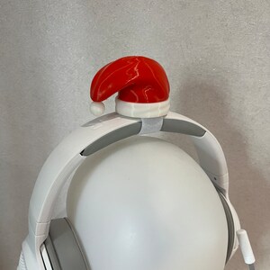 Santa Hat for Headphones / Headset for Game Fun Streaming Anime Cosplay ...