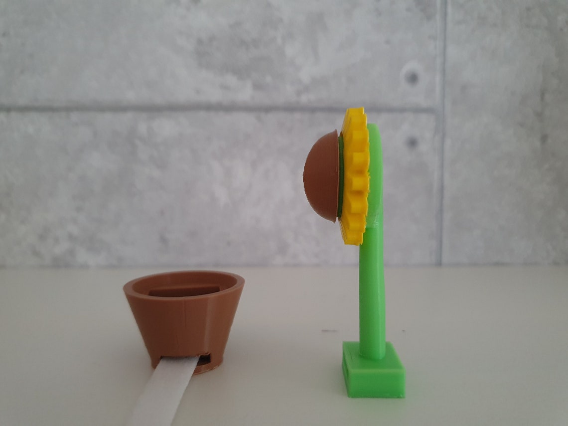 Sunflower With Pot for Headphones / Headset for Streaming - Etsy