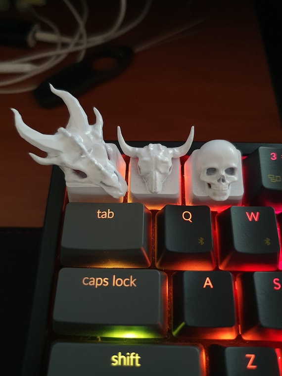 Skull Artisan Keycaps 3D Printed - Etsy