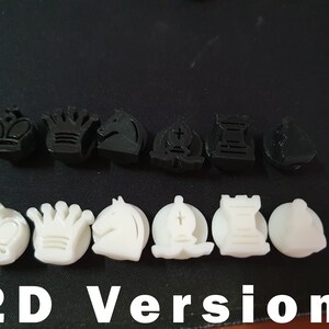 Chess Keycaps Mechanical Keyboard 3D Printed ( Pawn, Horse, Bishop ...