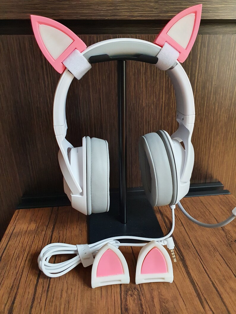 Kitten Ears / Cat Ears for Headphones / Headset for Streaming - Etsy
