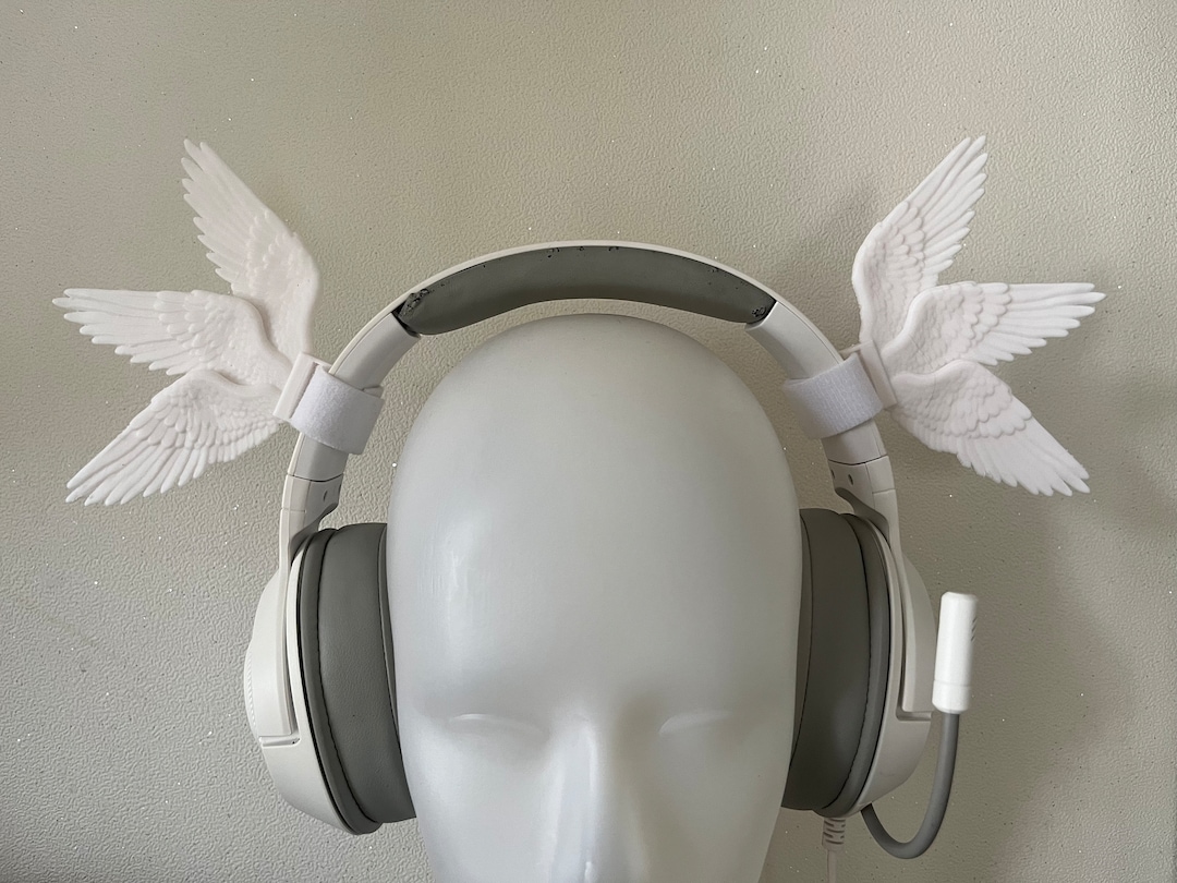 Three Angle Wings for Headphones / Headset for Streaming Anime Cosplay ...