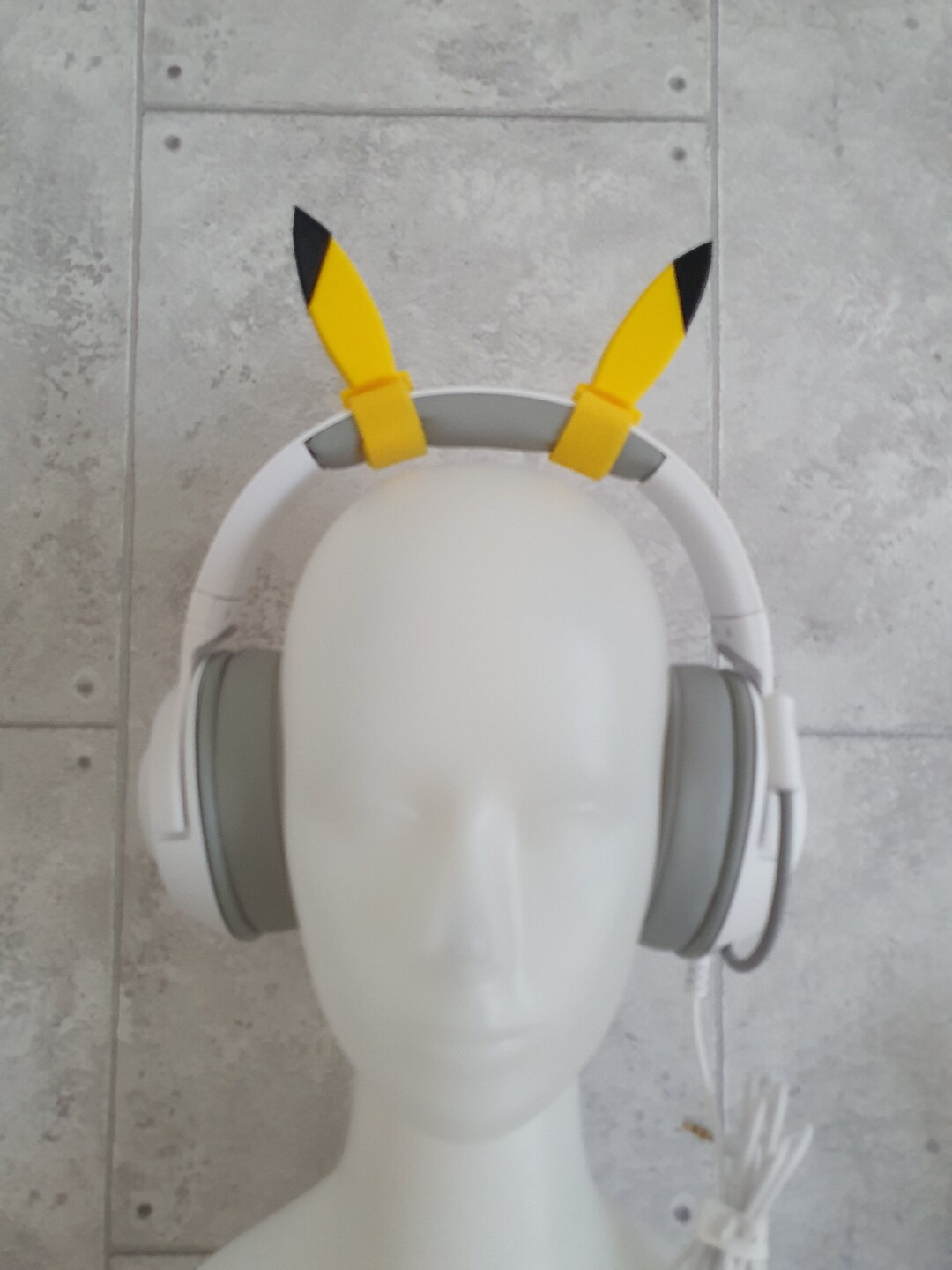 Yellow Mouse Ears for Headphones / Headset for Streaming Anime Cosplay ...