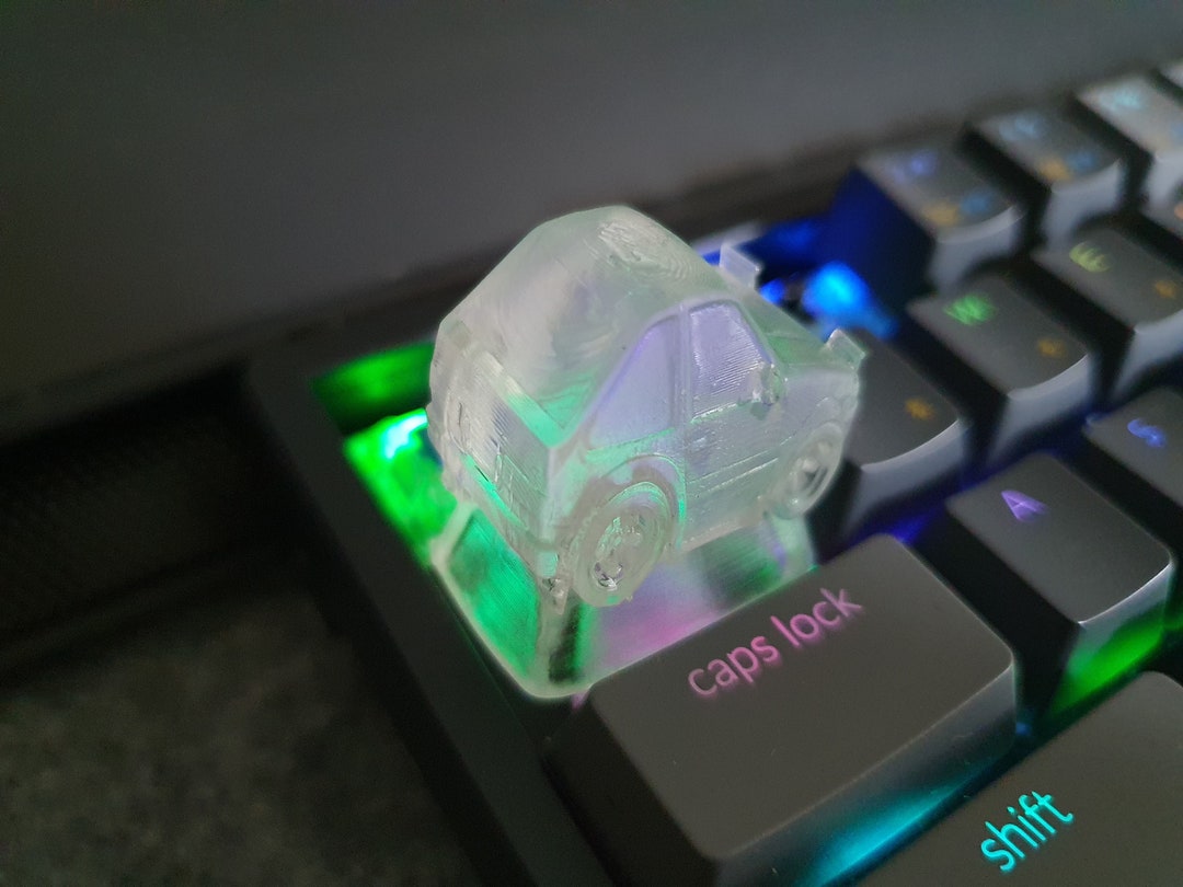Clear Car Mechanical Keycaps 3D Printed - Etsy