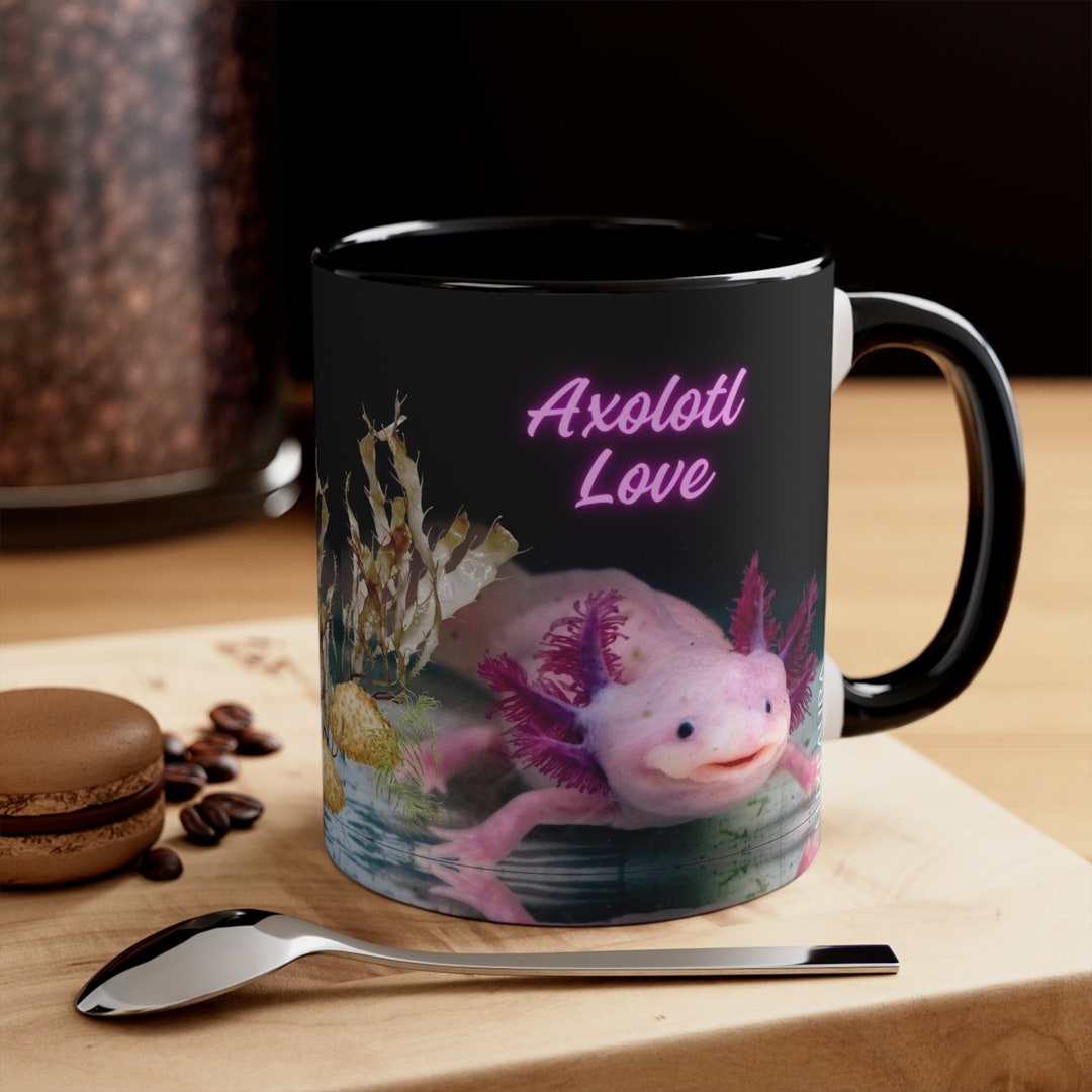 Handcrafted Axolotl Coffee Cup, Cute Axolotl Gift, Ajolote, Gift for ...