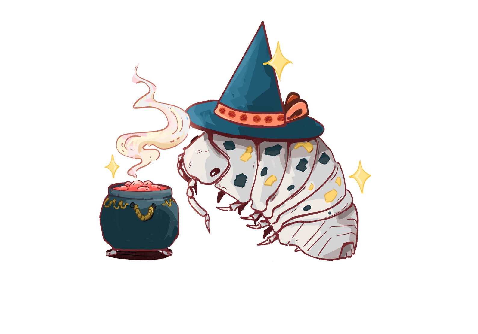 Magic Potion Isopod Sticker - Etsy