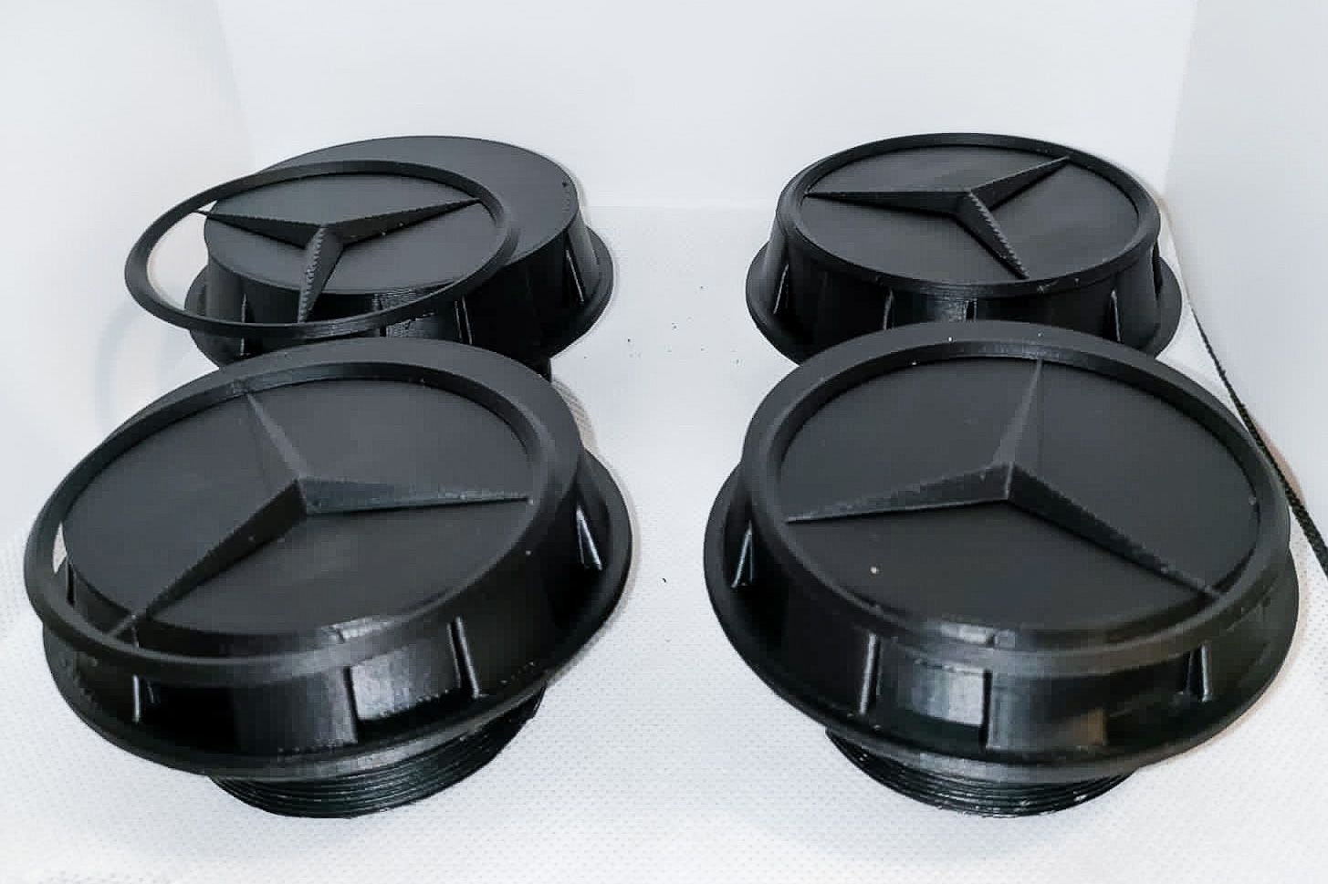 Mercedes Wheel Cap 3D Printed & Painted - Etsy