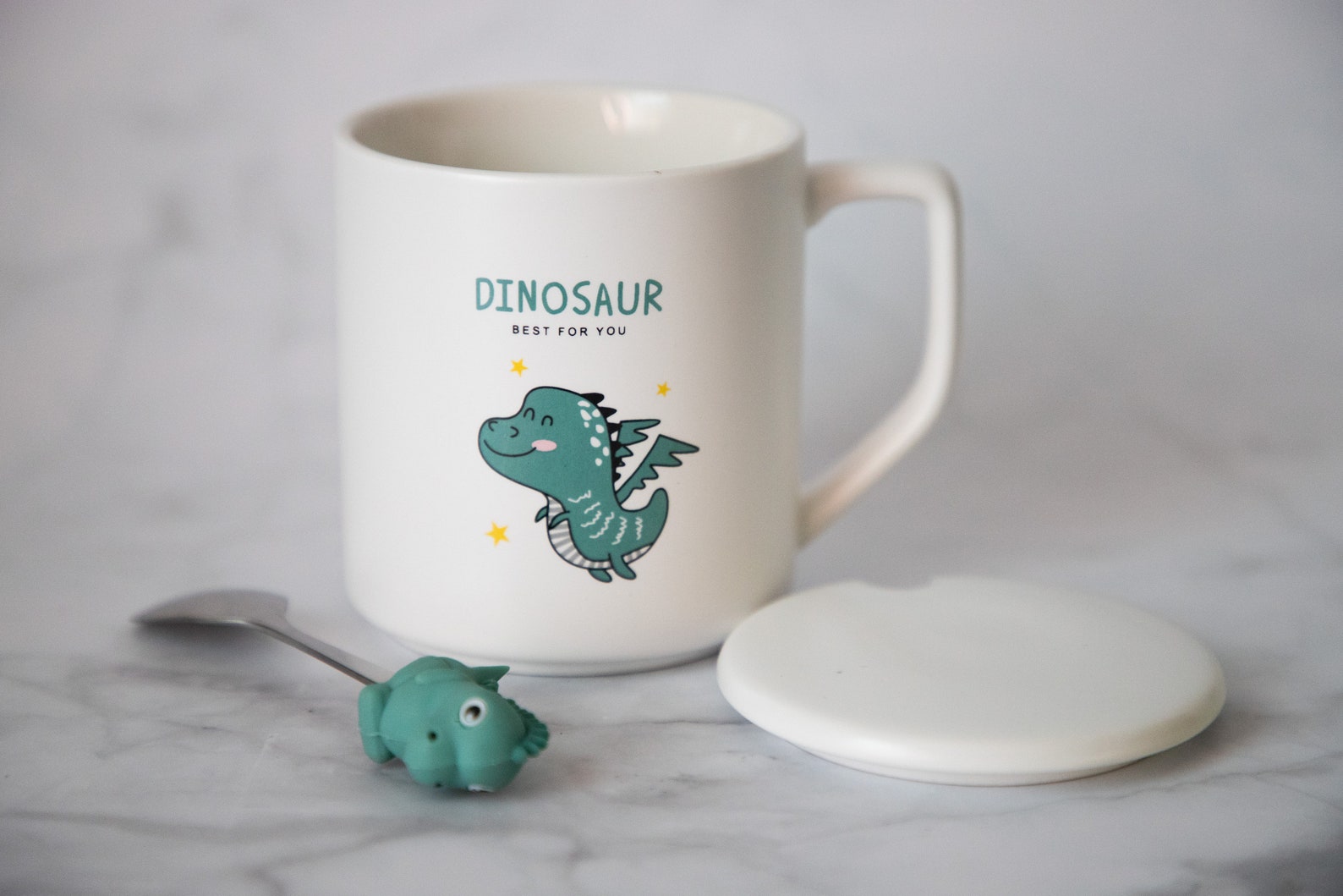 Kids Set of 2 Ceramic Tea Mugs White Ceramic Cups Coffee - Etsy