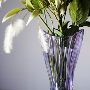 Vase 12 Crystal Glass flower Vase home Decor - Etsy