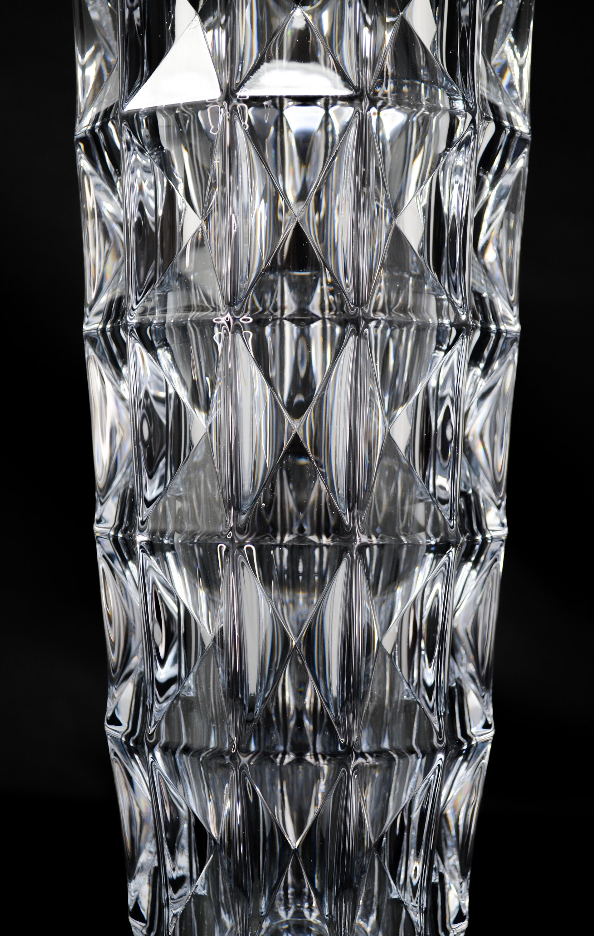 Vase 12 5 Flower Crystal Glass Vase home Decor - Etsy