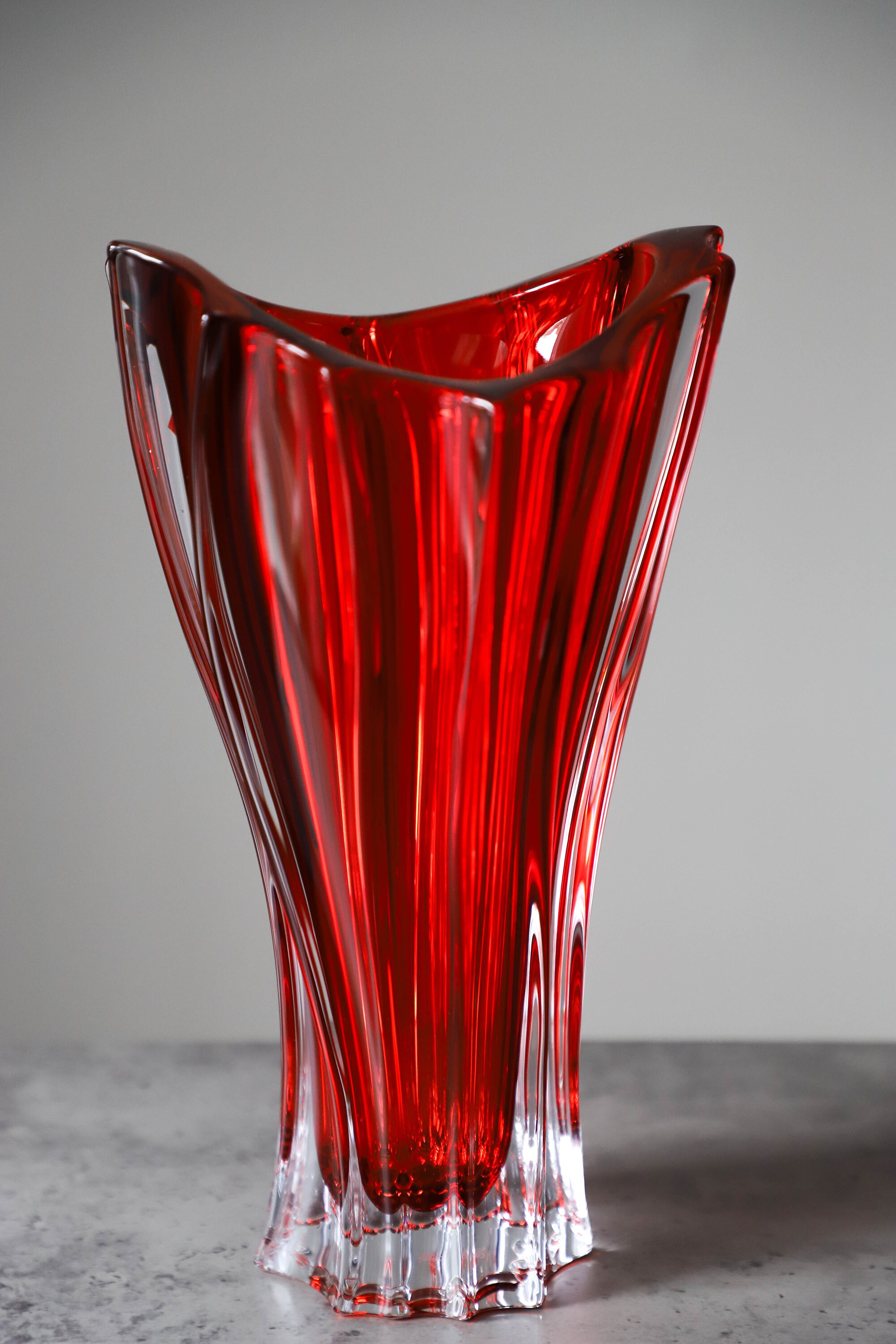 Vase 12 Flower Crystal Vase Home Decor Centerpiece - Etsy