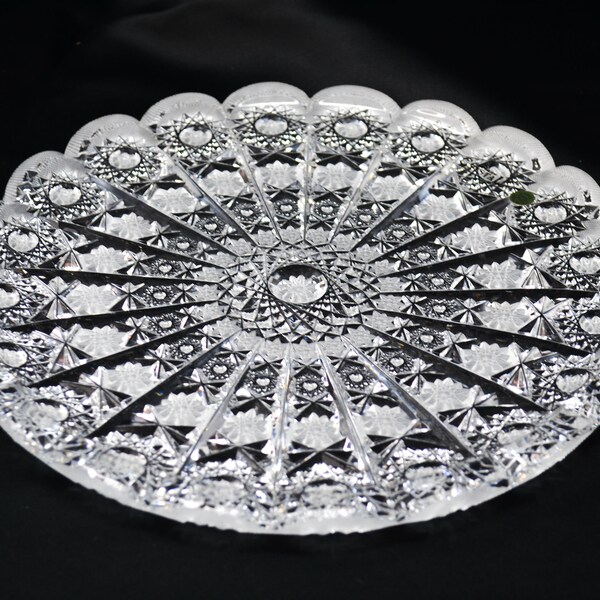 Crystal Serving Tray - Etsy