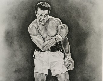 Muhammad Ali Drawing - Etsy