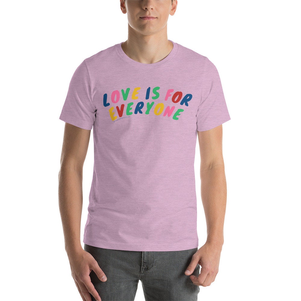 LOVE is for EVERYONE • Pride • Retro Graphic Tee • Fun Run Track Club ...